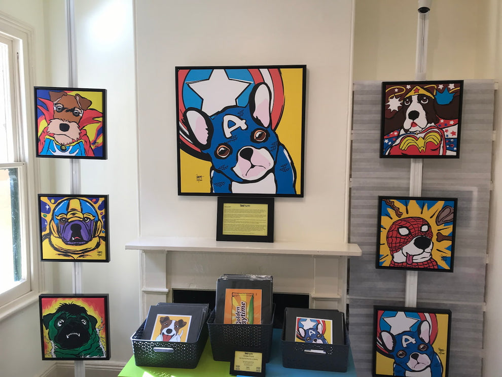 SUPERHERO - Captain Bulldog (Limited Edition) – Nessy Pop Art